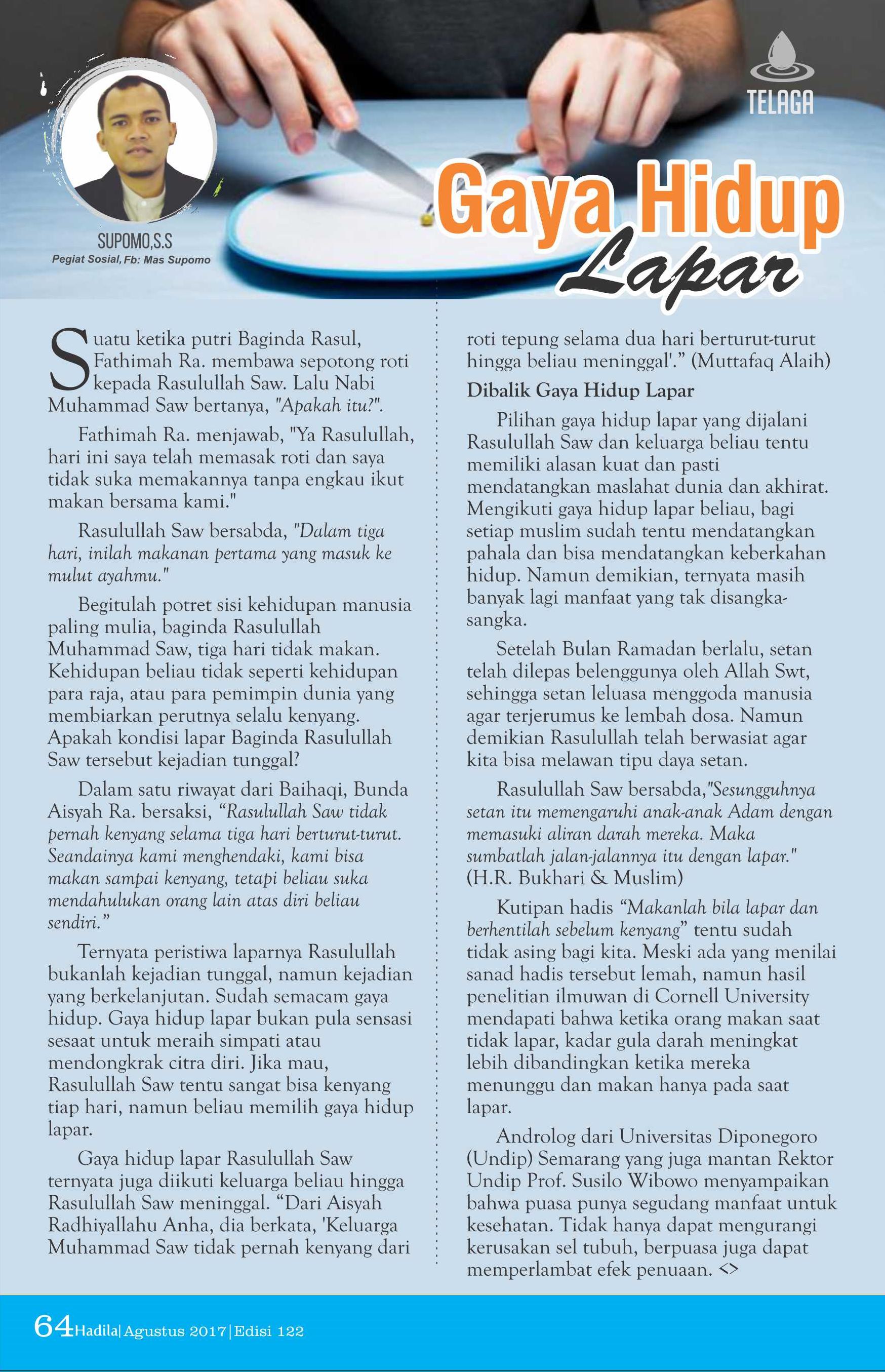 Majalah Hadila - Sahabat Keluarga Menuju Takwa
