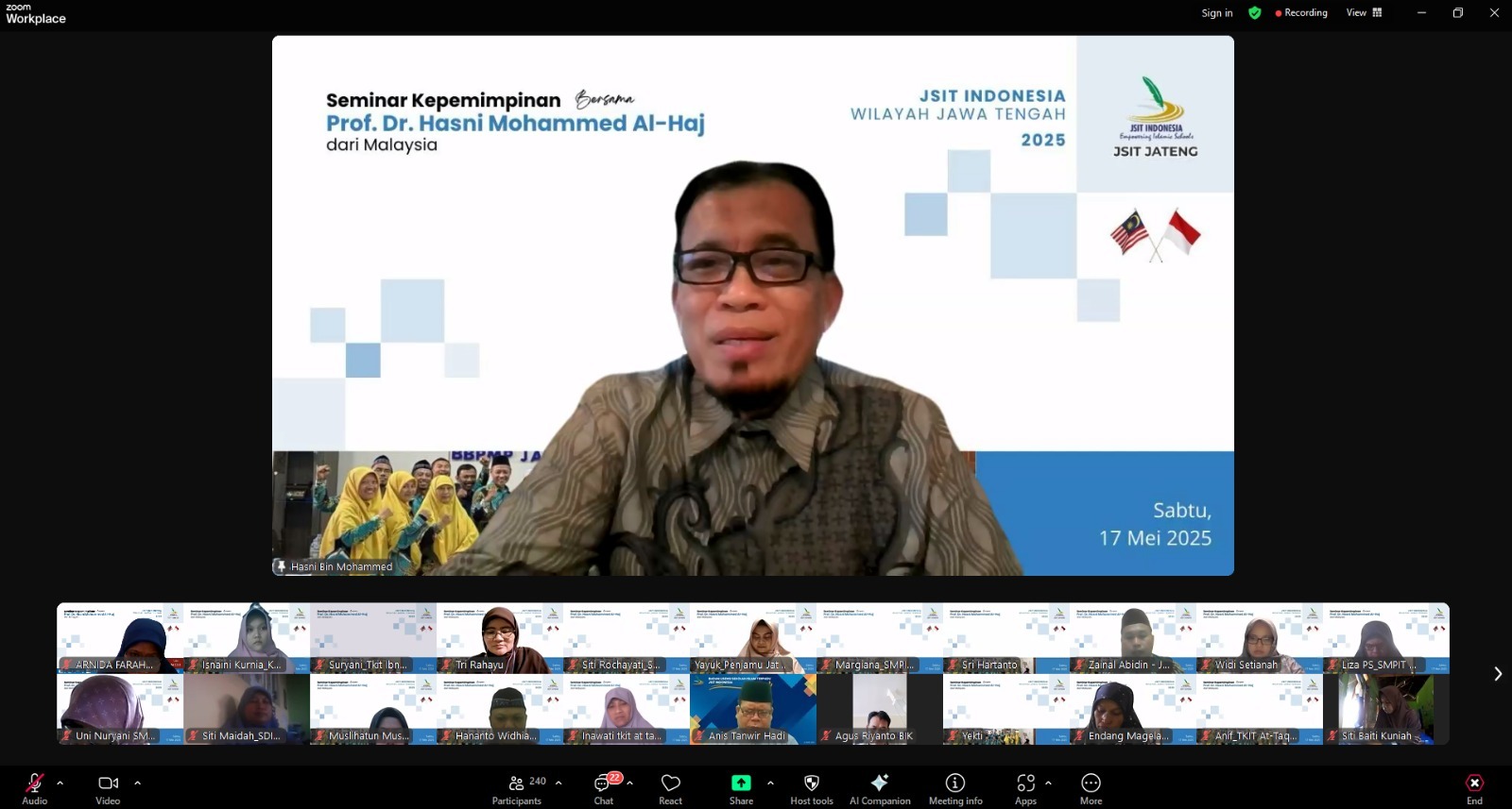 JSIT Indonesia Wilayah Jawa Tengah Gelar Seminar Kepemimpinan - Sahabat ...