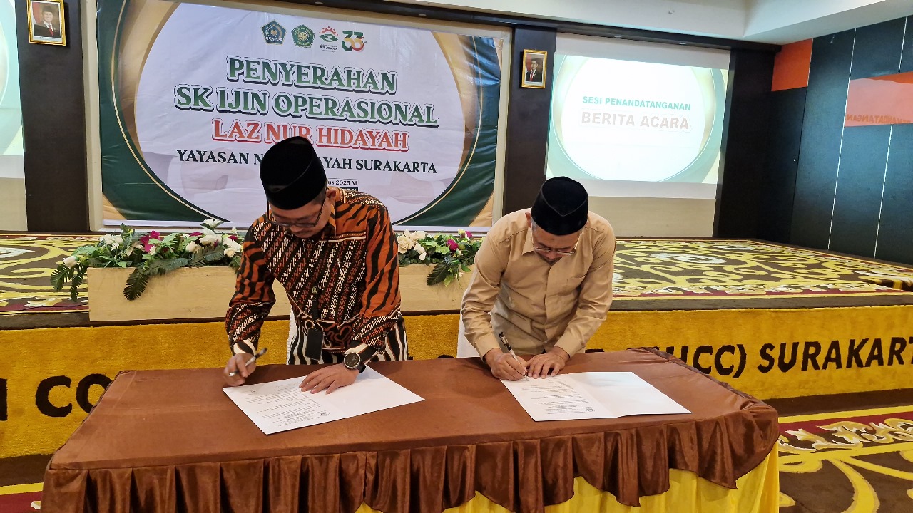 Resmi, LAZ Nur Hidayah Dapat Izin Operasional LAZ Kota - Sahabat ...