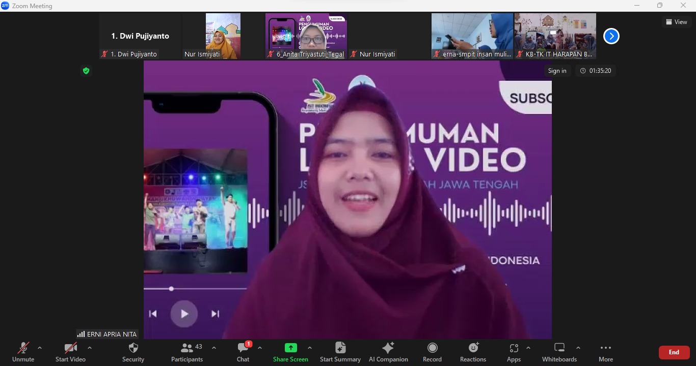 JSIT Jateng Umumkan Juara Lomba Video Paduan Suara dan Senam Anak ...